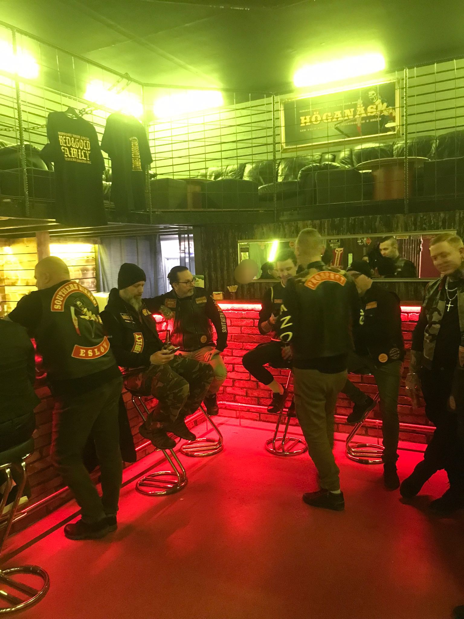 A Saturday night in Southern Bikers MC Höganäs and Brothers! – Red and ...
