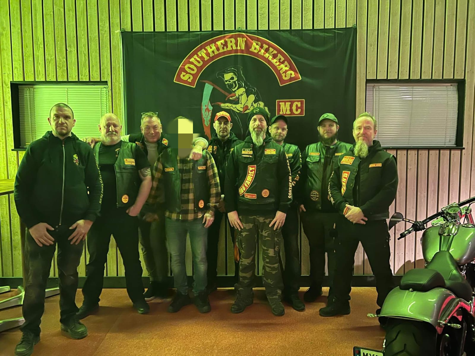 Southern Bikers MC Höganäs and brothers from Helsingborg and Eslöv ...