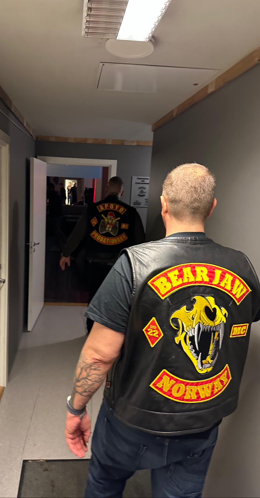 Bear Jaw MC Norway visiting Apoyo MC Drammen – Red and Gold Family