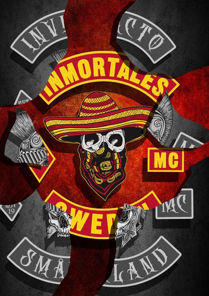 INMORTALES MC SWEDEN & NORWAY – Red and Gold Family