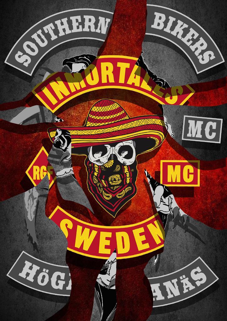 INMORTALES MC SWEDEN & NORWAY – Red and Gold Family