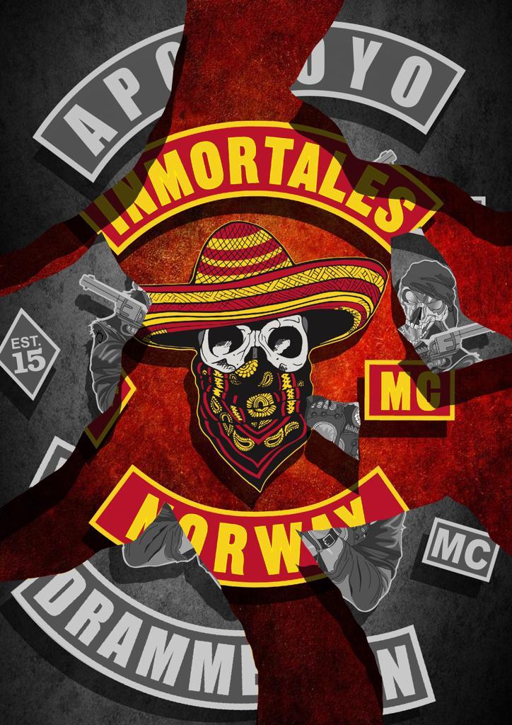INMORTALES MC SWEDEN & NORWAY – Red and Gold Family