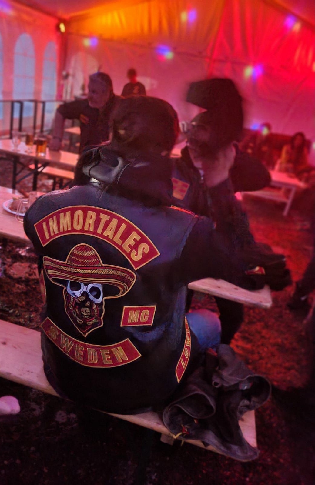 The big party was a success, now we are Inmortales MC Sweden and our brothers Inmortales MC ...