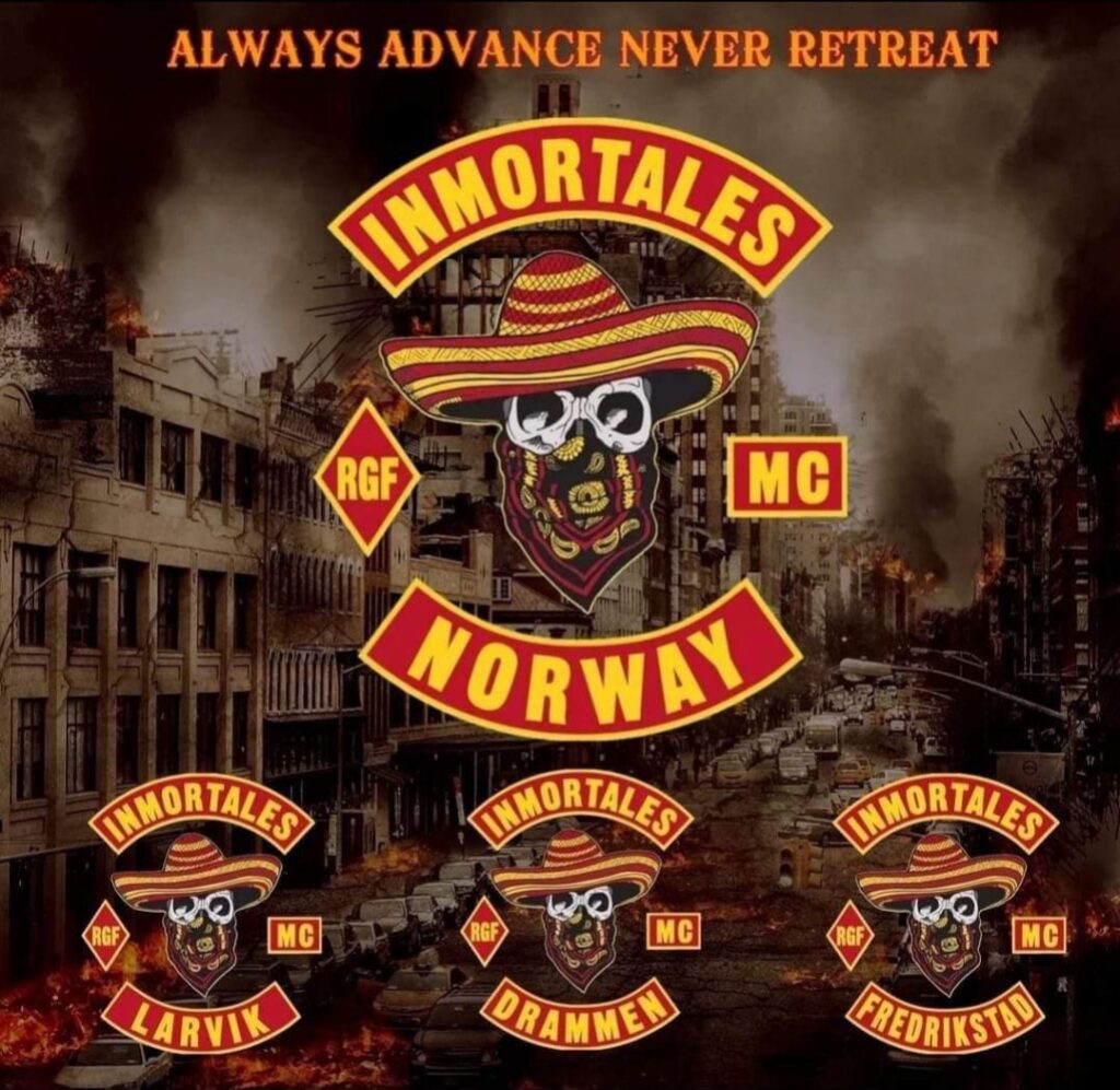 INMORTALES MC NORWAY – Red and Gold Family